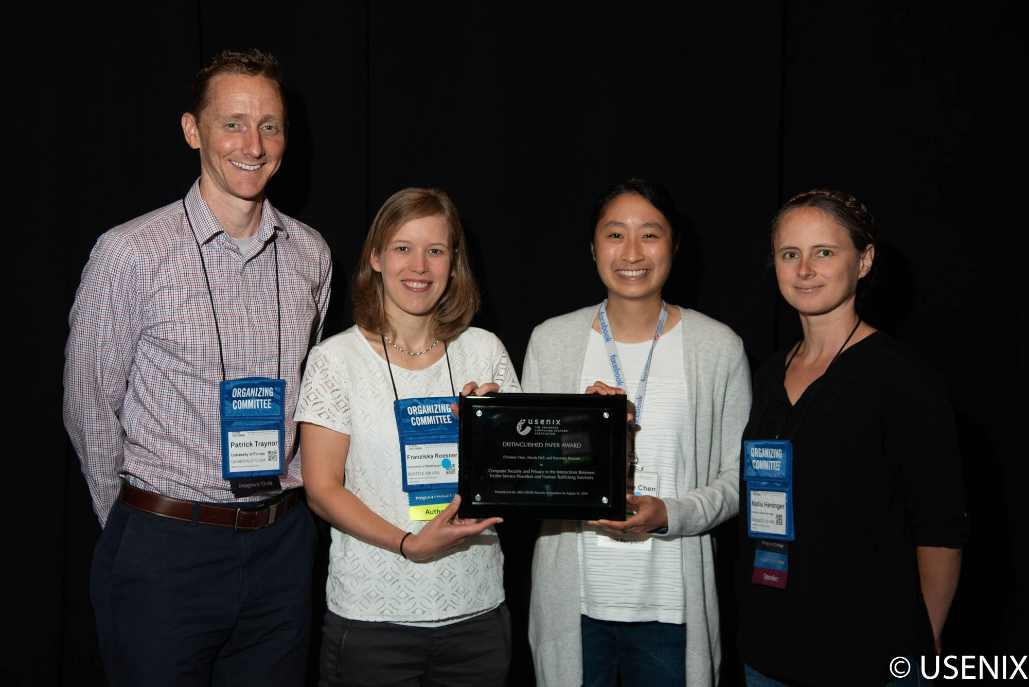 Distinguished Paper Award @ USENIX Security 2019 – Security and Privacy ...